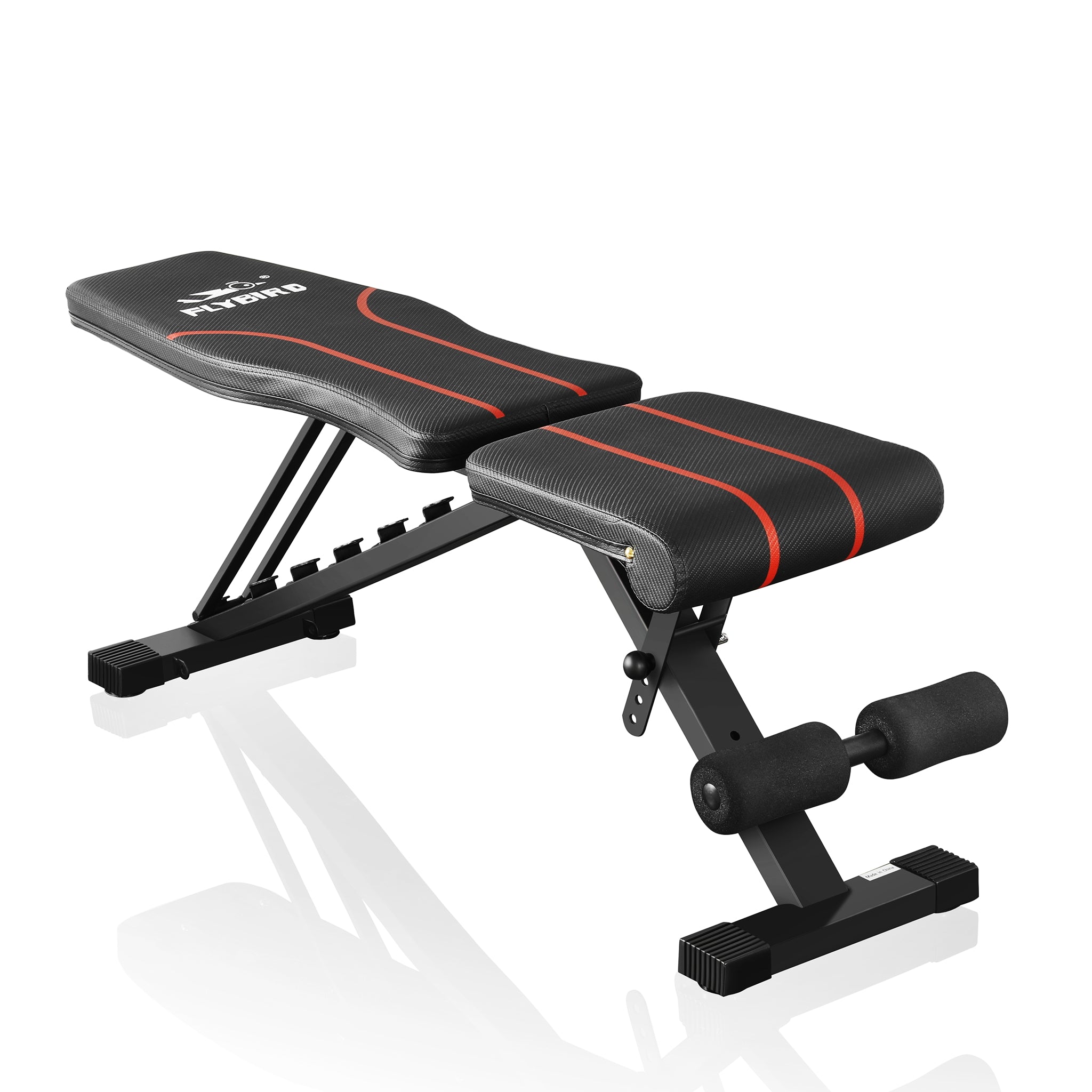 Bundle: Flybird Adjustable Weight Bench Fb139 + 15 lb./50 lb./70 lb./90 ...