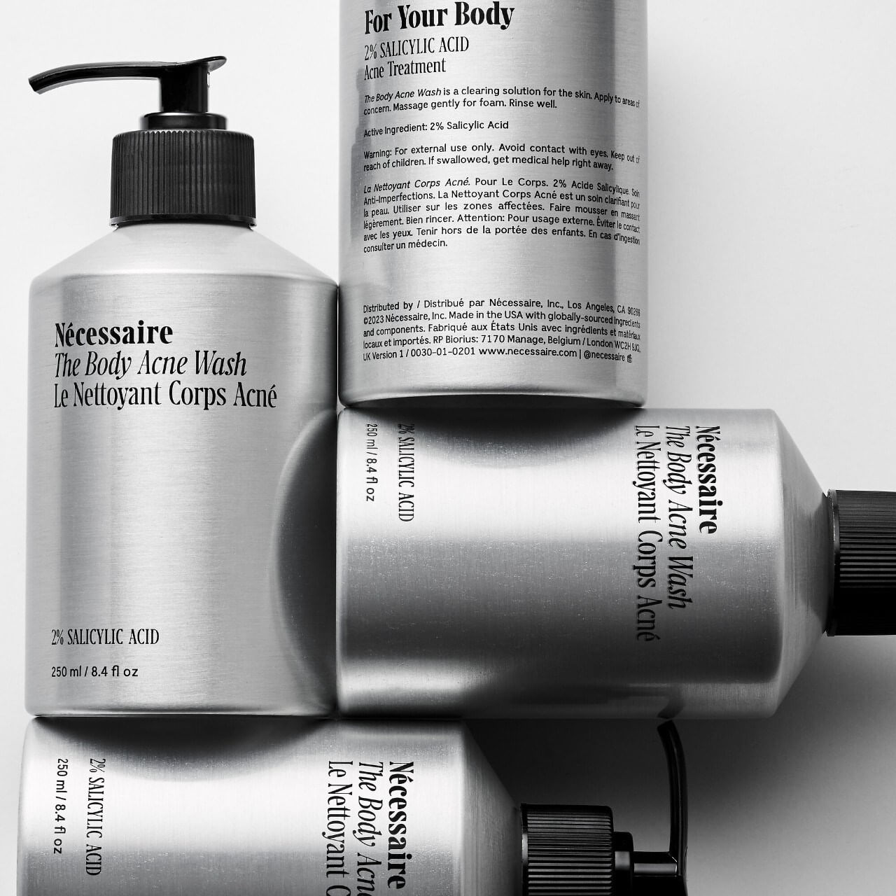 The Body Acne Wash - Clearing Cleanse With 2% Salicylic Acid, Zinc ...