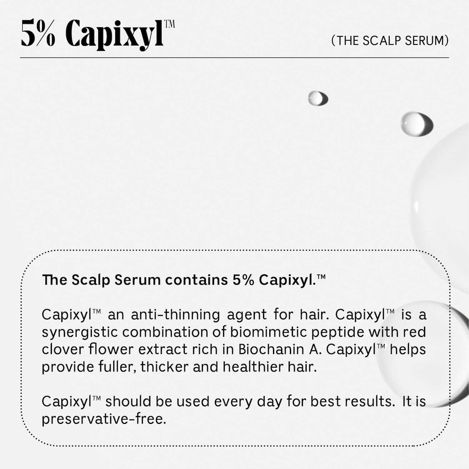 The Scalp Serum - 5% Capixyl™ For Thicker, Fuller, Healthier Hair | Men's Health Shop
