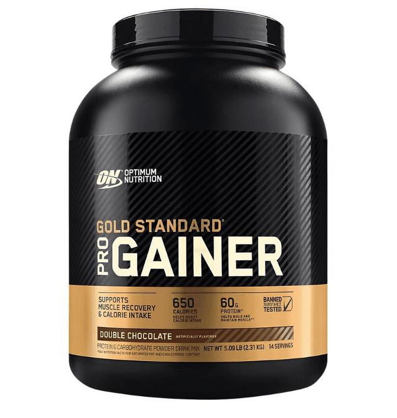Pro Gainer Protein Powder, 60 G Protein, Double Chocolate, 5.09 Lb, 14 ...