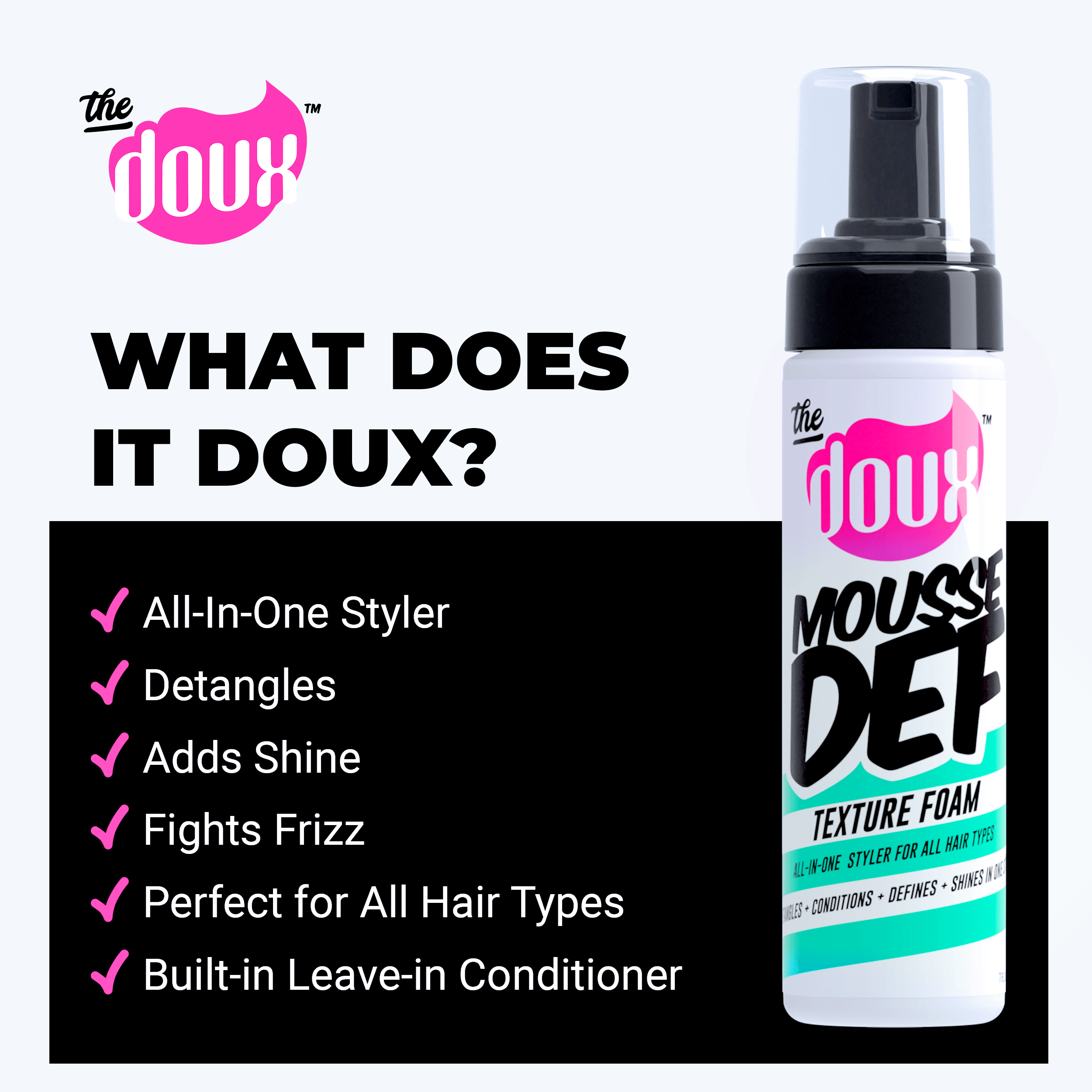 The Doux Mousse Def Texture Foam Travel Size 3.4oz | Men's Health Shop