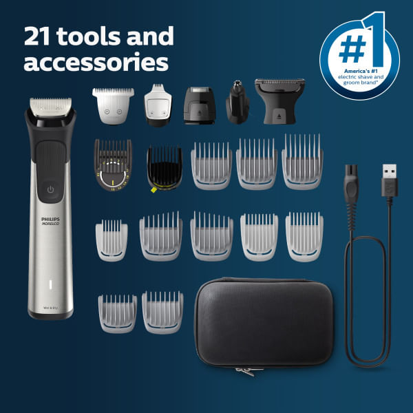Philips Norelco Multigroom - 21 Piece Men's Grooming Kit | Men's Health ...