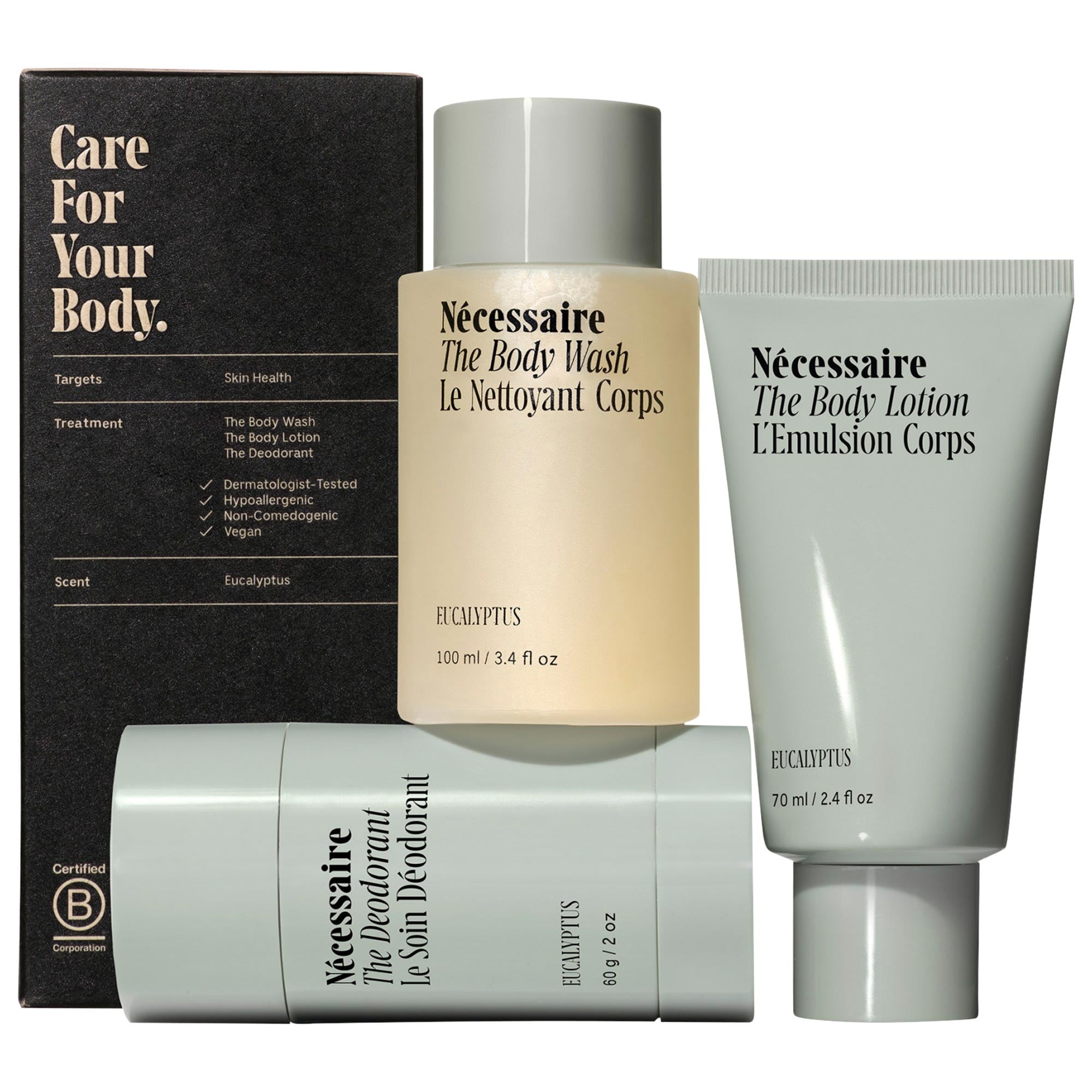 Eucalyptus Body Essentials Set - Trial + Travel | Men's Health Shop